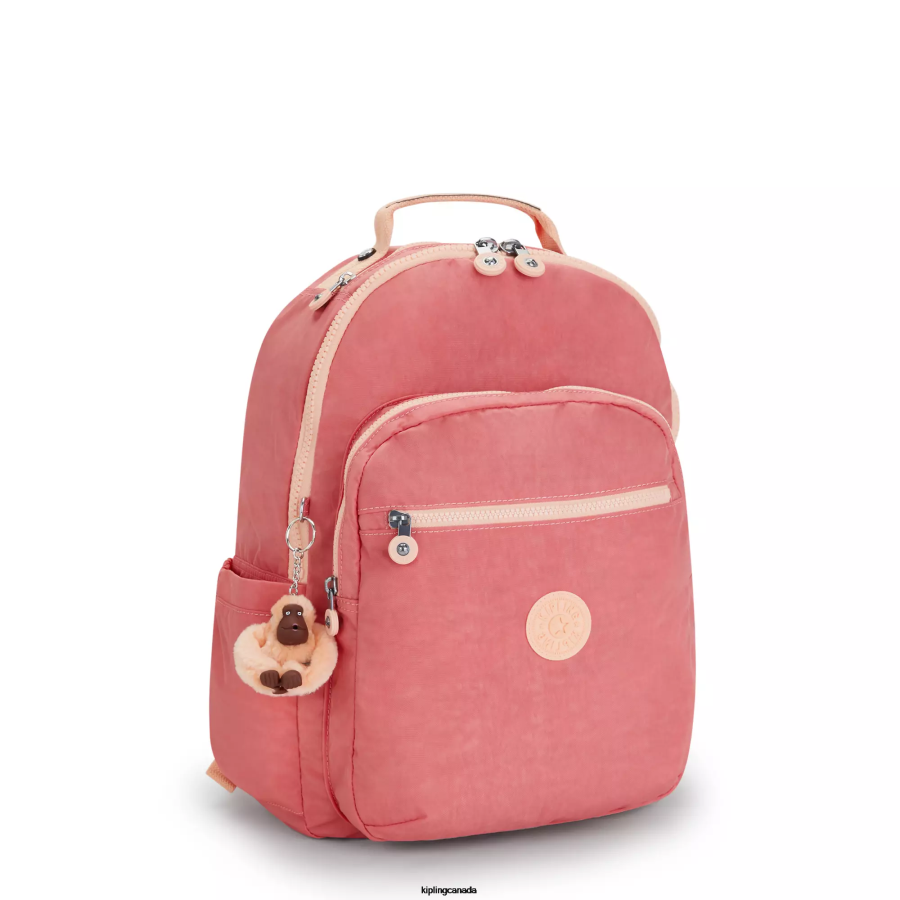 Women Laptop Backpacks Kipling Joyous Pink Seoul Large 15 Laptop ...