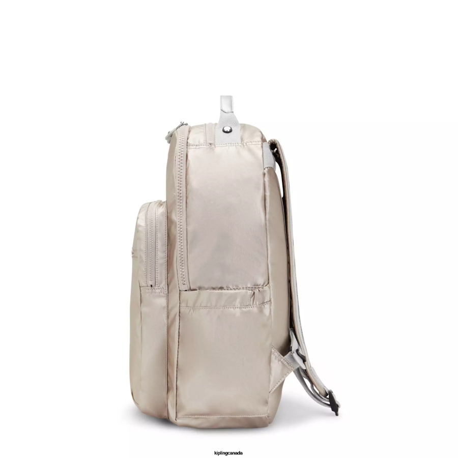 Women Laptop Backpacks Kipling Metallic Glow Seoul Large Metallic 15 ...