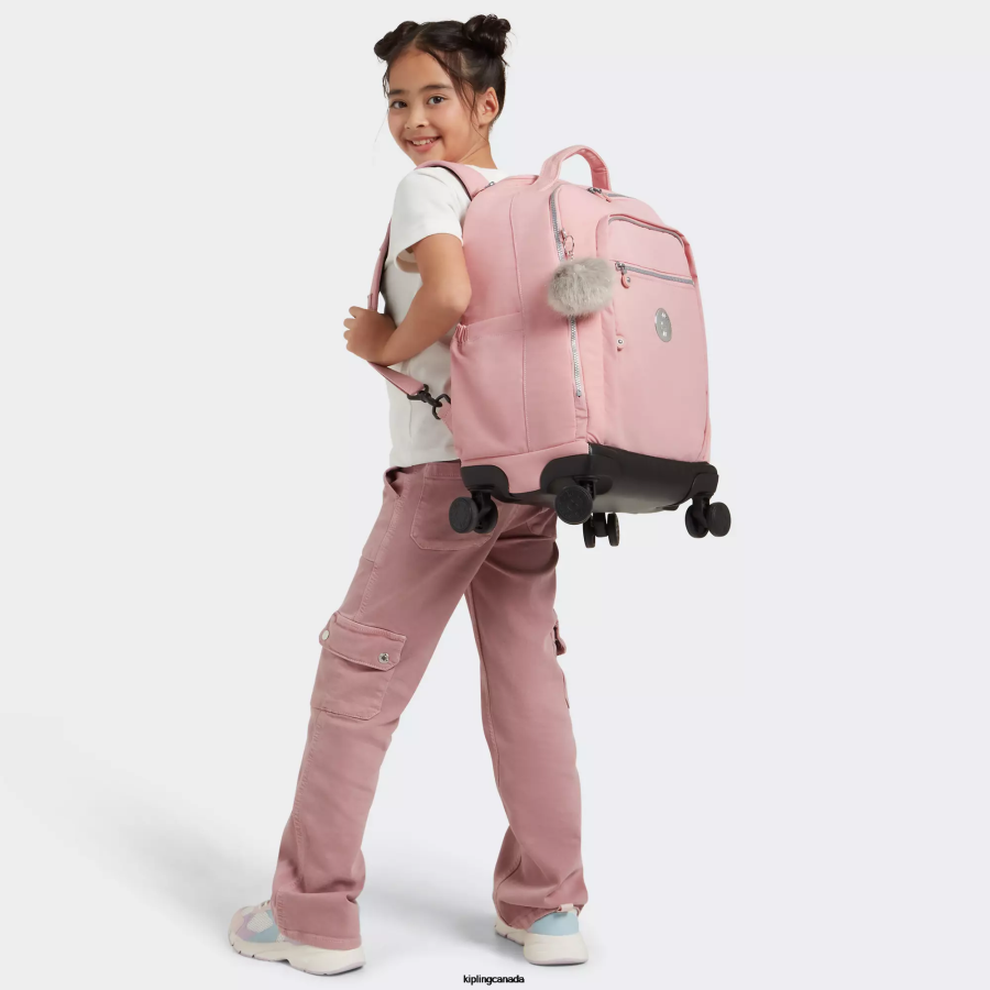 Women Rolling Backpacks Kipling Bridal Rose New Zea 15 Laptop Rolling Backpack FHZD482 [FHZD482 ...