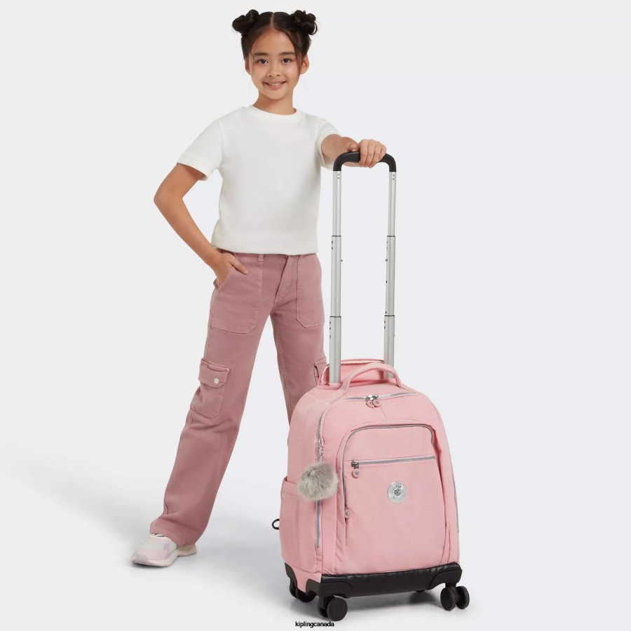 Women Rolling Backpacks Kipling Bridal Rose New Zea 15 Laptop Rolling ...